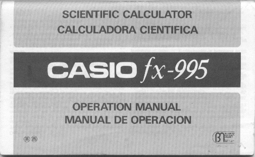 Casio - fx-995 - - Calculatrice Scientifique - Casio fx995 - Casio ...