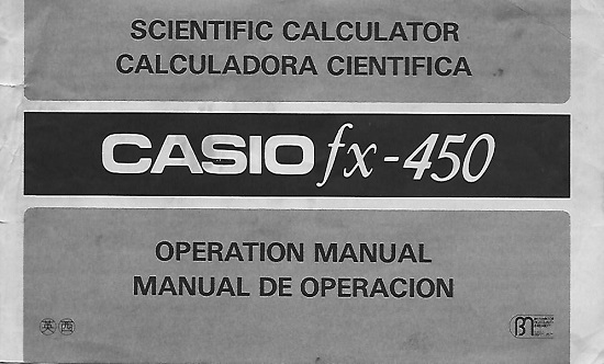 Casio - fx-450 - - Calculatrice Scientifique - Casio fx450 - Casio ...
